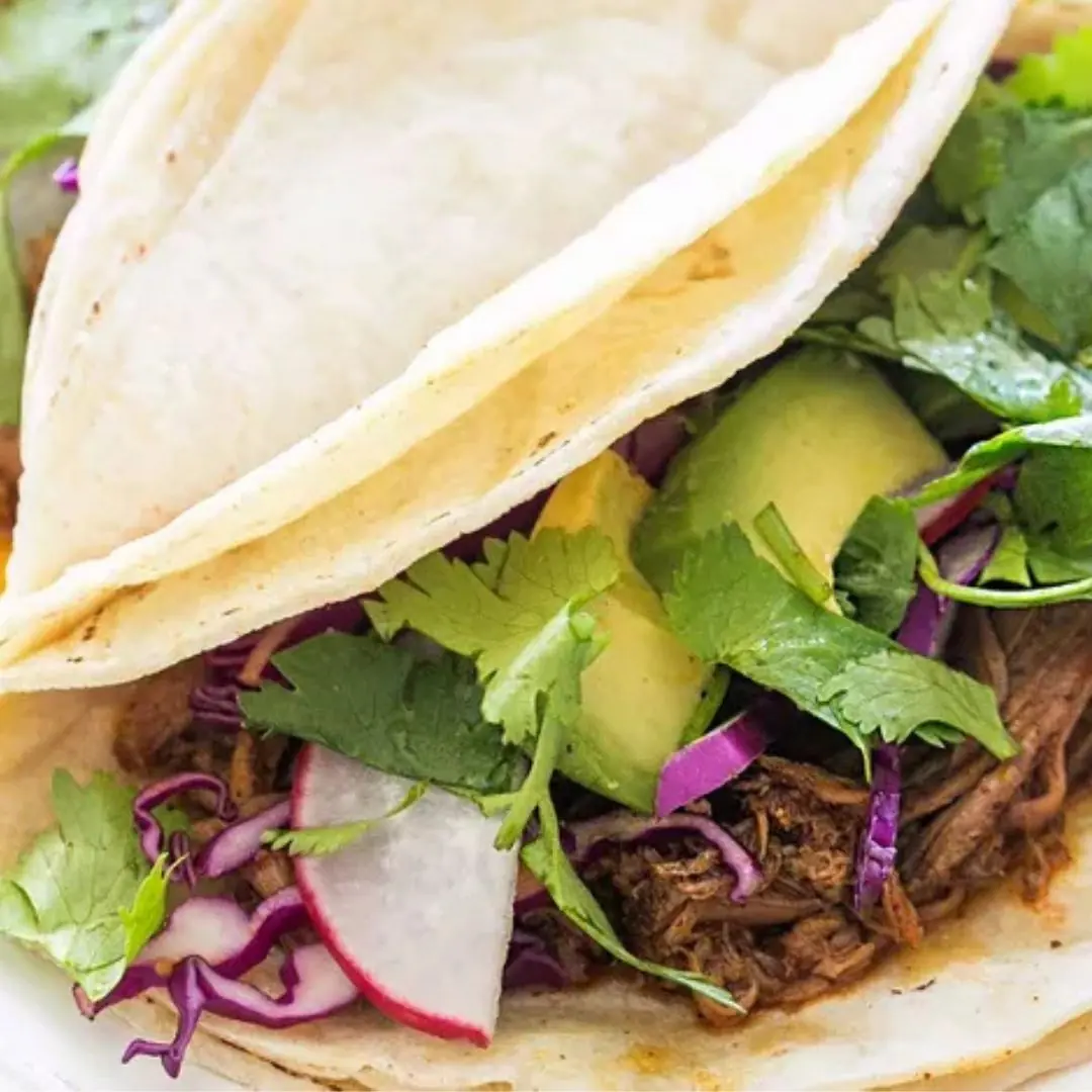 Slow Cooker Mexican Pulled Pork Tacos