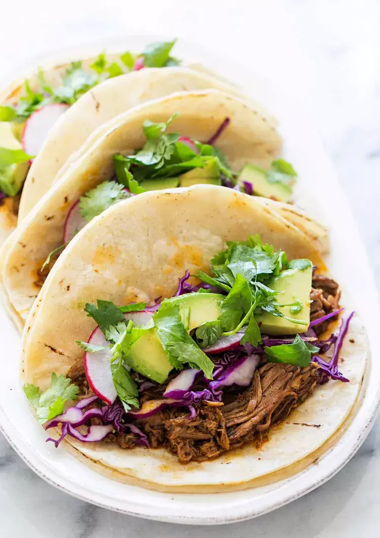 Slow Cooker Mexican Pulled Pork Tacos