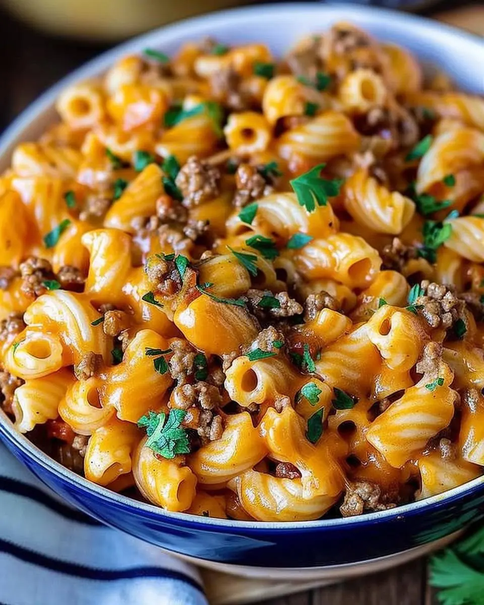 Cheesy Taco Pasta