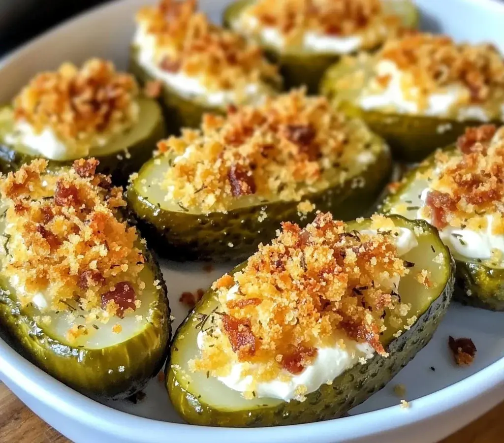 Air Fryer Stuffed Pickles