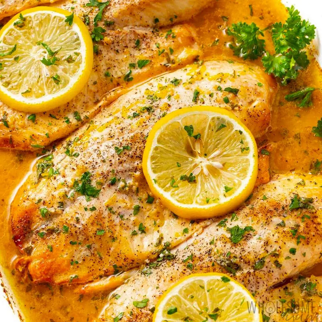 Baked Lemon Garlic Butter Tilapia