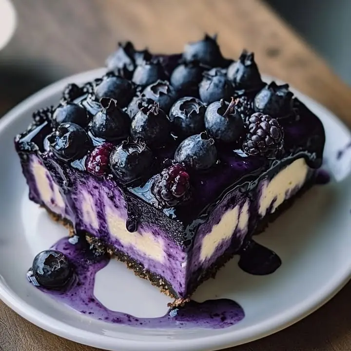 Gothic Blueberry Cheesecake