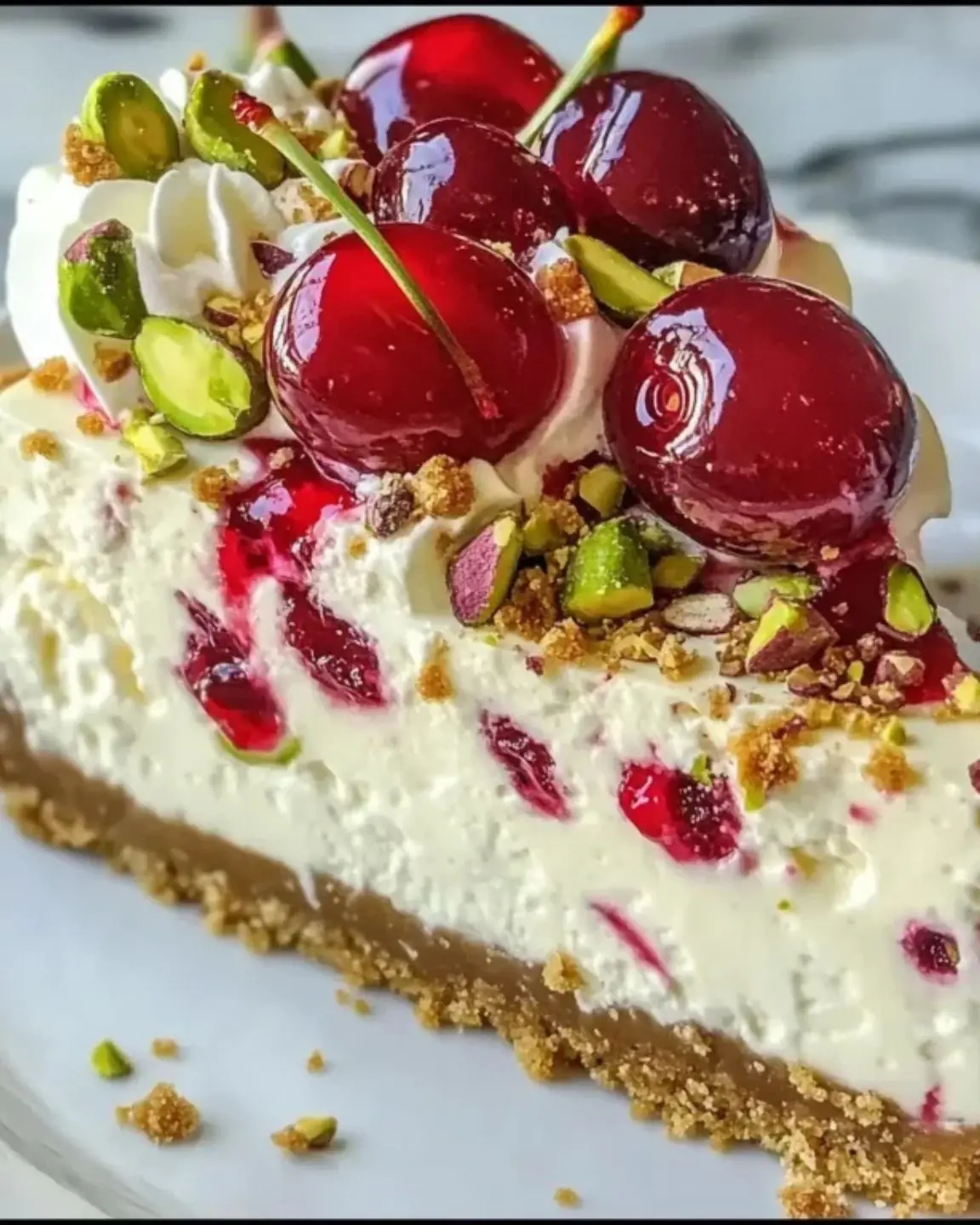 Cherry Pistachio Cheesecake – A Luscious Dessert Recipe